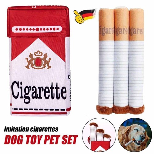 Squeaky Cigar Cigarette Dog Toy Squeaky Cigar Toys Funny Interactive ...