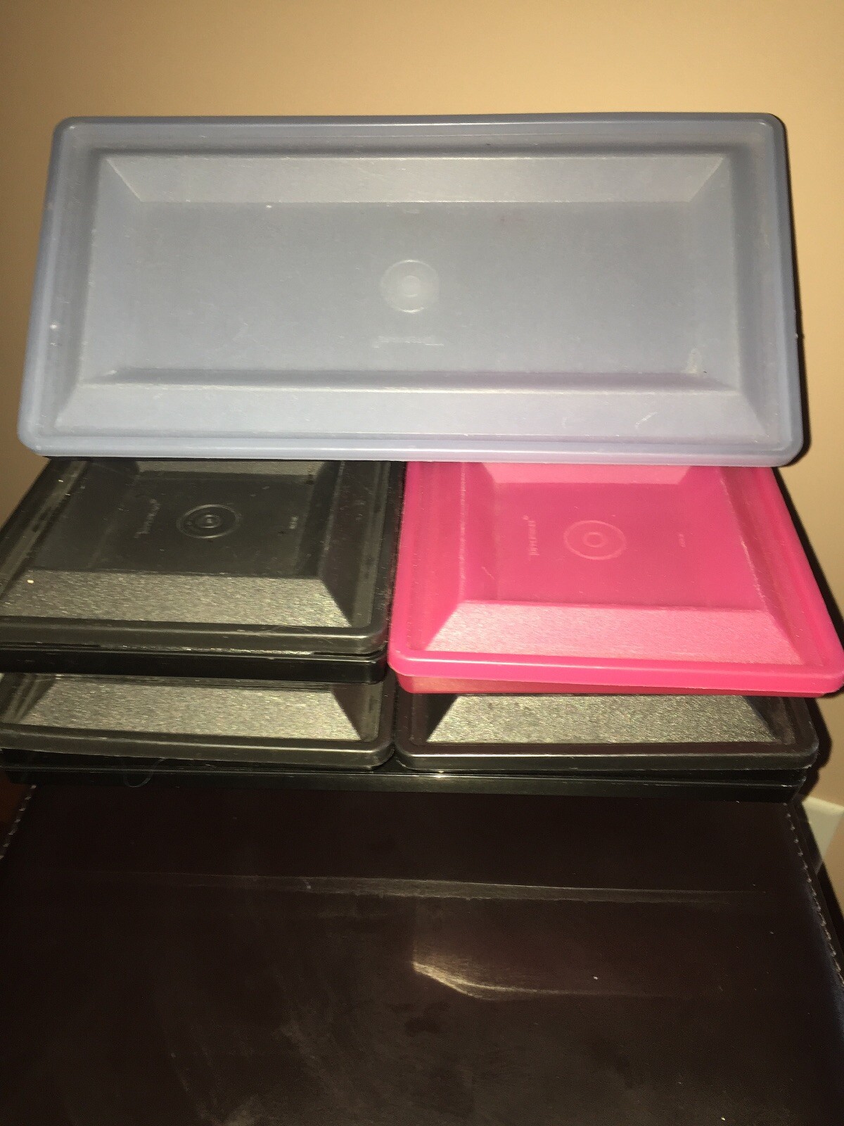 LOT ( 6) 11 PCS 1386/1387/1388/1380 TUPPERWARE GET TOGETHER BUFFET TRAY ...