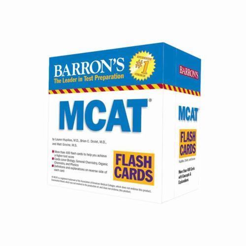 Barron's Test Prep Ser.: MCAT Flash Cards by Jay B. Cutts (2015, Cards ...