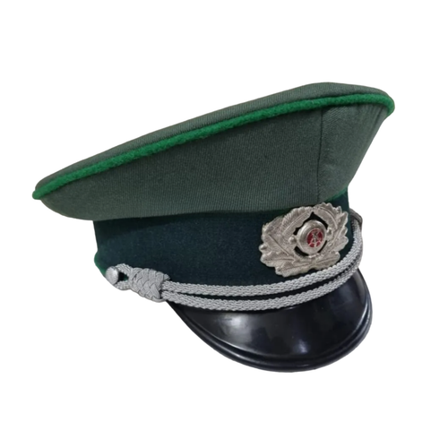 WW2 German police green gabadine DDR Volkspolizei officer hat | eBay