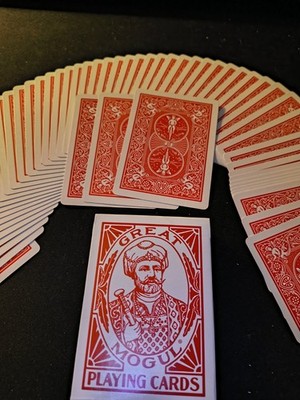 Bicycle Stripper Deck - Great Mogul Tuck Box - Double Back Card - Rider Back RED | eBay
