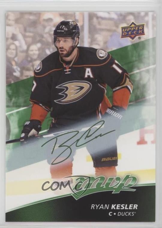 2017-18 Upper Deck MVP High Series Green Script Ryan Kesler #226 | eBay