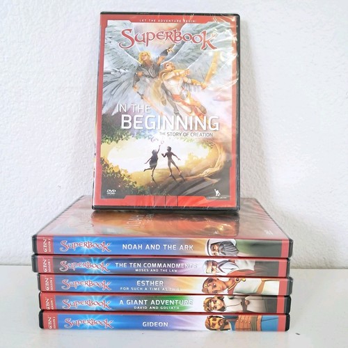Superbook Bible Stories Christian DVDs Lot of 6 | eBay