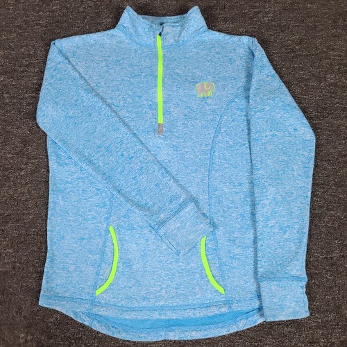 Ivory Ella Jacket Womens Medium Blue Fleece 1/4 Zip Outdoor Casual ...