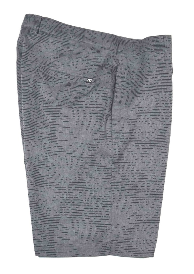 Travis Mathew Go Fish Floral Heather Grey Shorts Style# 1MW209 Mens ...