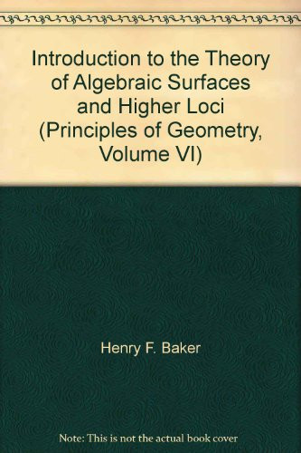 INTRODUCTION TO THE THEORY OF ALGEBRAIC SURFACES A - Hardcover | eBay
