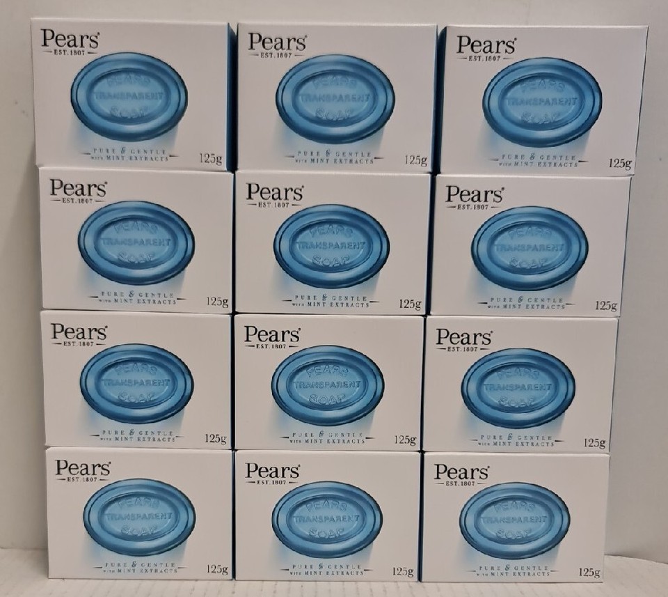 PEARS SOAP BLUE -GREEN-ORANGE ORIGINAL 125G X 6 BARS OR 12 BARS | eBay UK