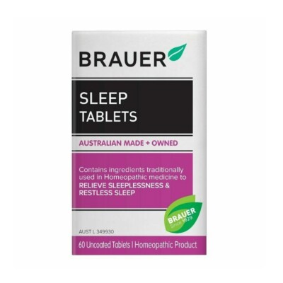 Brauer Sleep 60 Tablets Insomnia Relief 9316120109204 | eBay