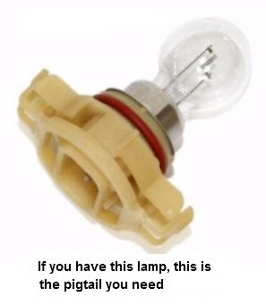 H16 5202 9009 Bulb Electrical Connector - Fog Light Wiring Harness ...