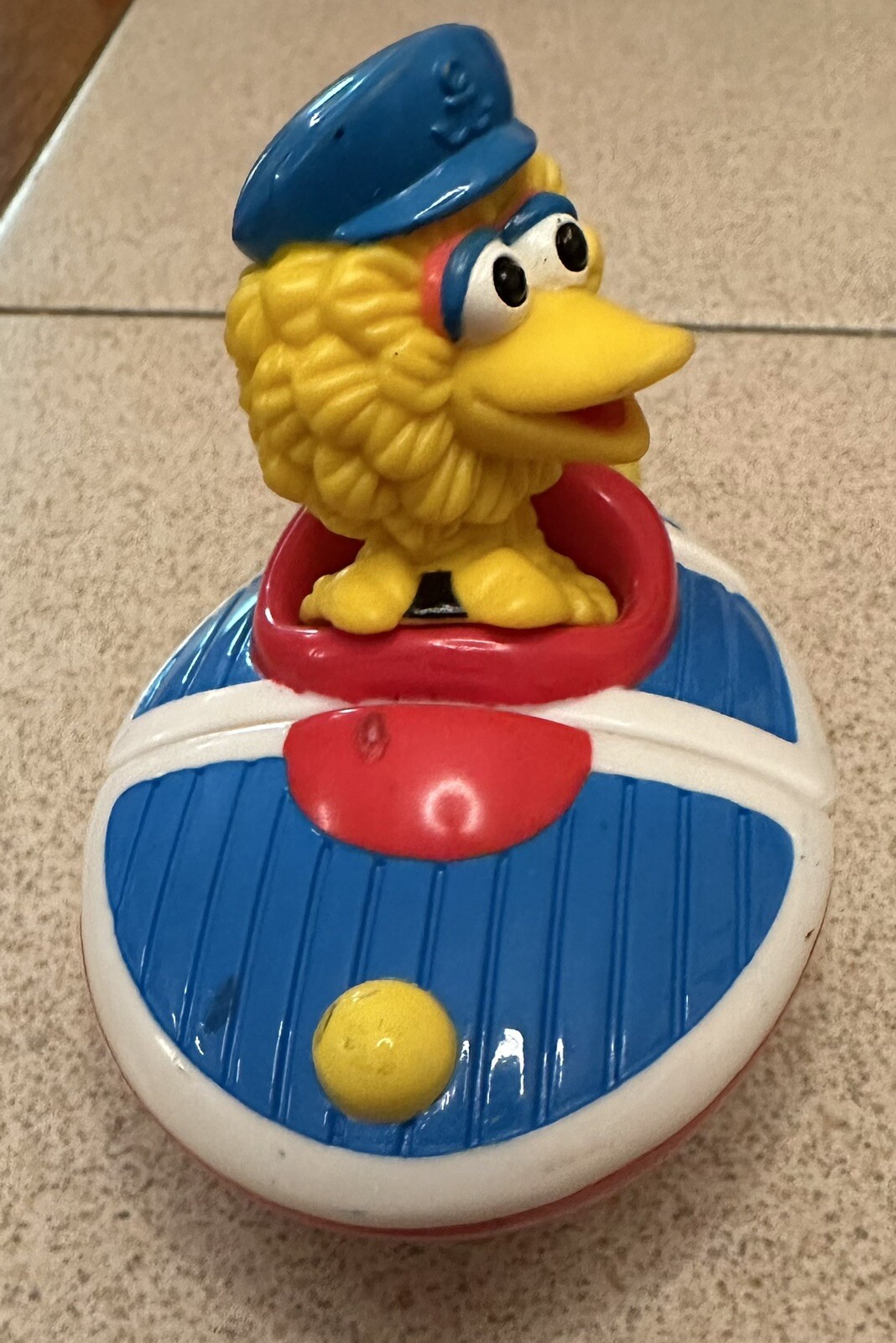 Tyco Sesame Street toy boat Big Bird gently played with, but very good ...