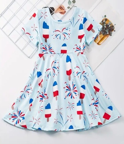 NEW Boutique 4th of July Fireworks Bomb Pops Popsicle Girls Sleeveless ...