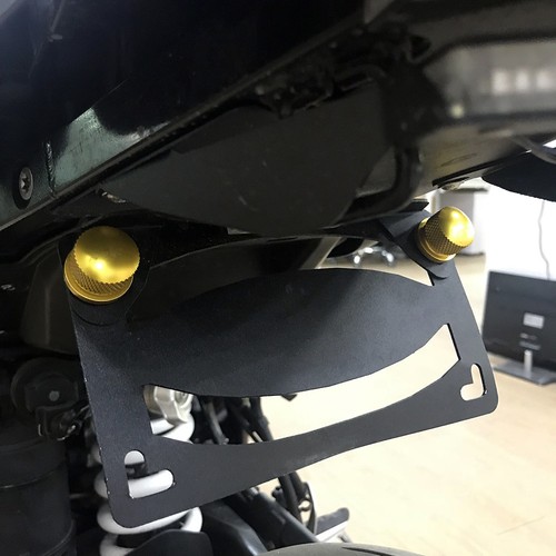 M6 Universal Motorcycle Fender License Plate Screw Bolts Nuts For ATV ...