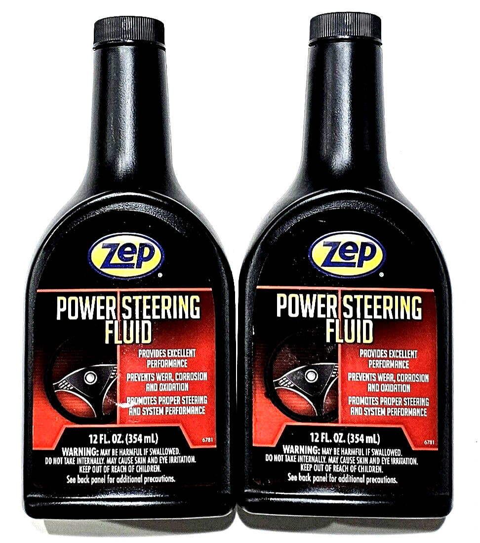 2 Bottles Zep Power Steering Fluid Excellent Performance 12oz | eBay