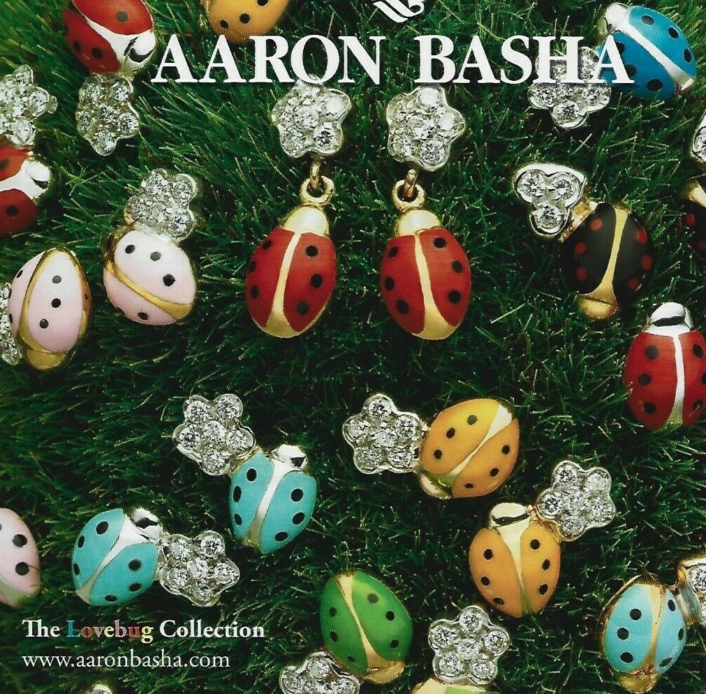 Aaron Basha Boutique Print Ad / Ladybugs Charms Earrings / 2007 ...