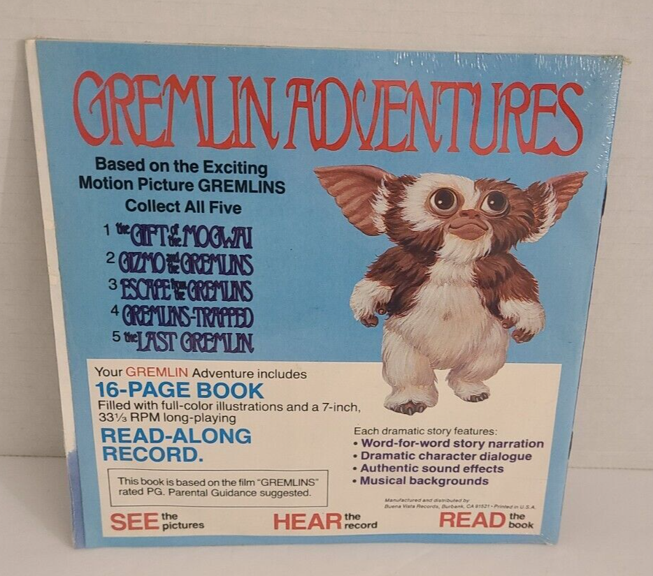 Gremlins Trapped Read Along Record 16 Page Gremlins Story 3 Gremlins ...