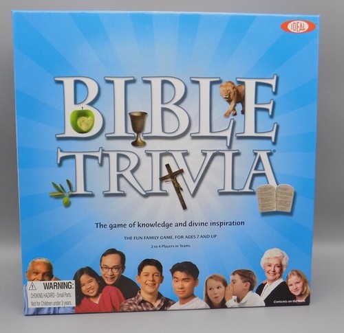 Bible Trivia Board Game New Unused Complete by Ideal Adults and Kids | eBay