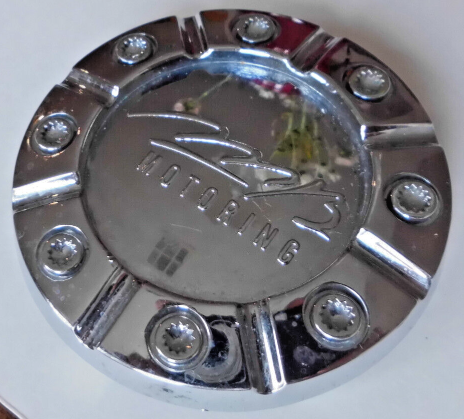 MB MOTORING 80mm CHROME PLASTIC SNAP-IN WHEEL CENTER CAP. EMR400 CAP UP ...