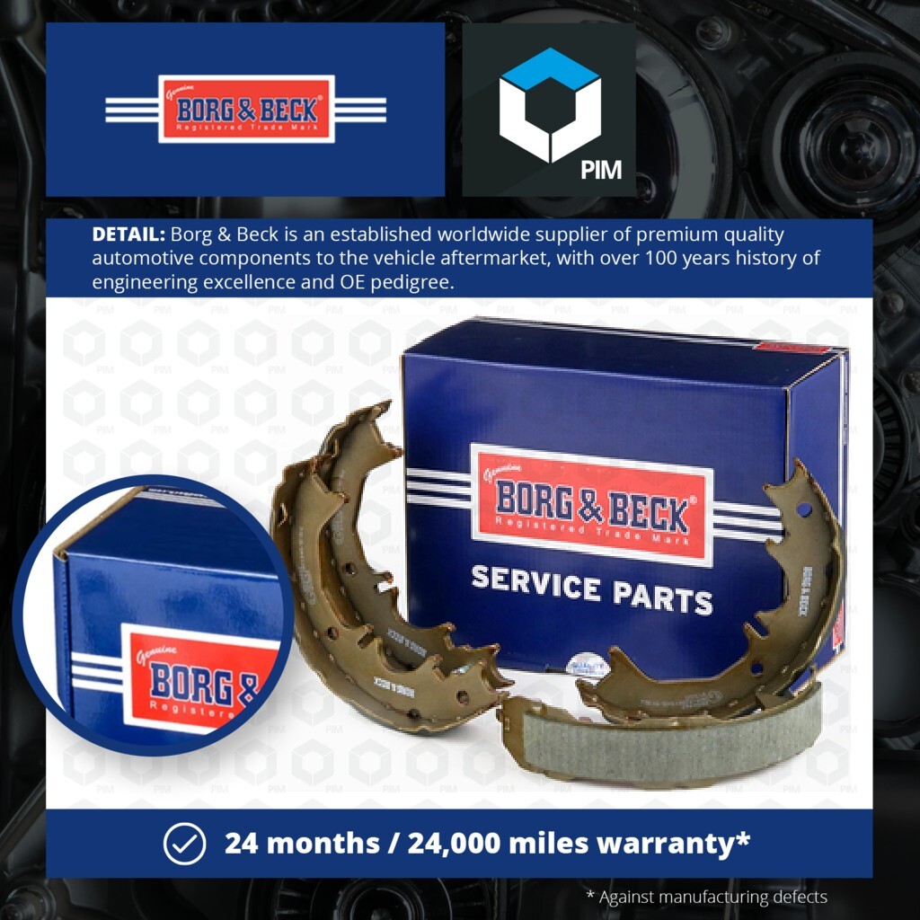 Borg+%26+Beck+BBS6462+Brake+Shoe+Set for sale online | eBay