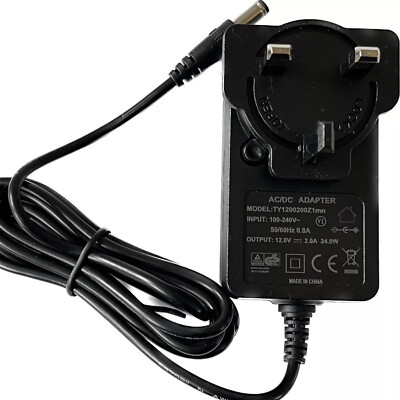 Genuine TY1200200Z1mn 12V 2A 24W AC Power Adapter | eBay