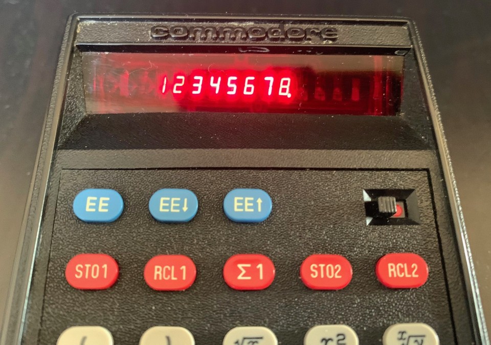 Vintage Circa 1977 Commodore Portable LED Electronic Calculator SR4120D ...