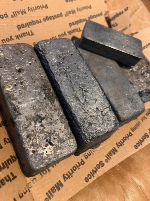 LEAD INGOTS 20Lbs HAND POURED LEAD FOR CASTING! 99% | eBay