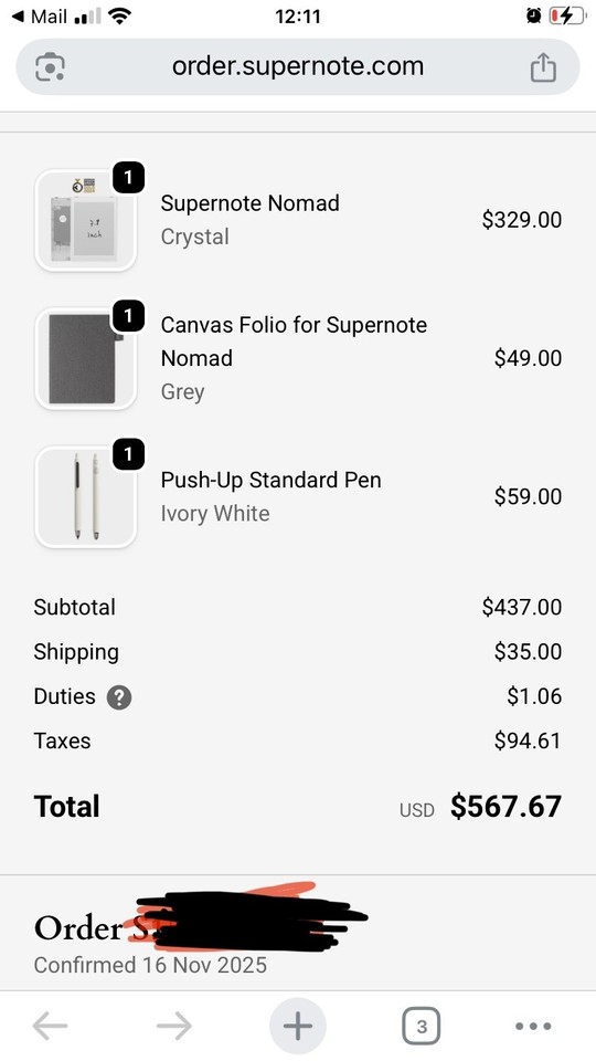 supernote nomad crystal bundle | eBay UK