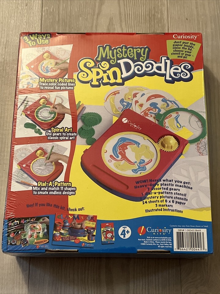 CURIOSITY KITS Mystery Spin Doodles Spiral Art Gears Children’s ...