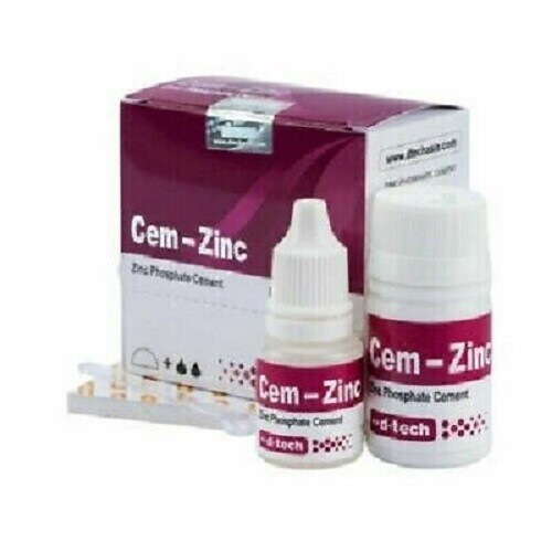 5x D-Tech Cem-Zinc Phosphate Dental Permanent Tooth Filling Fixation P ...