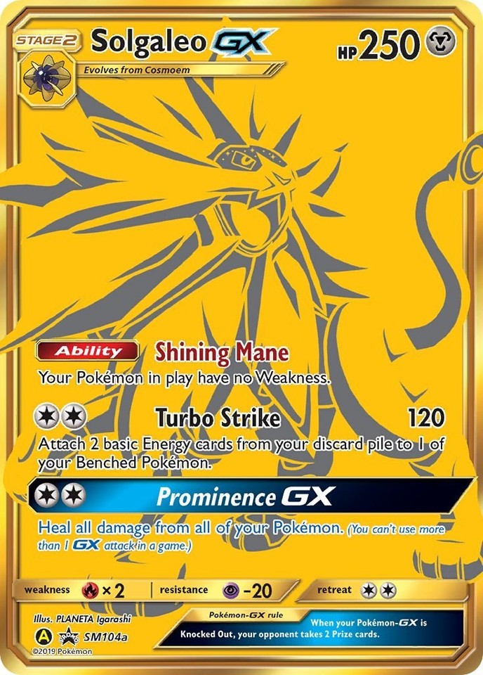 Solgaleo GX SM104A Sm for sale | eBay