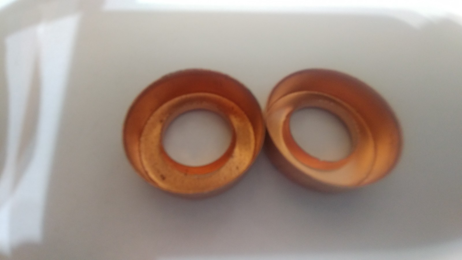 1 Set Of Lightning Rod Ball End Caps New 1 1/2 Od 3/4"Id, adapter cap ...