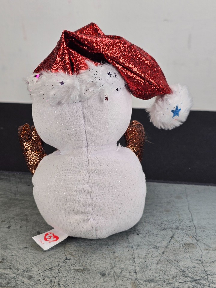 Ty Beanie Boos Flurry The Snowman 6" 15cm MWMT Happy Holiday Gift ...