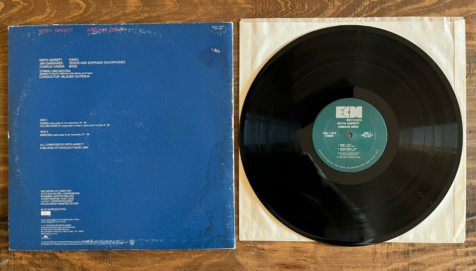 Keith Jarrett - Arbour Zena / ECM Records 1070 / 1976 original | eBay UK