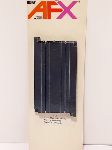 AURORA AFX 5 " straight track NEW sealed on card | eBay