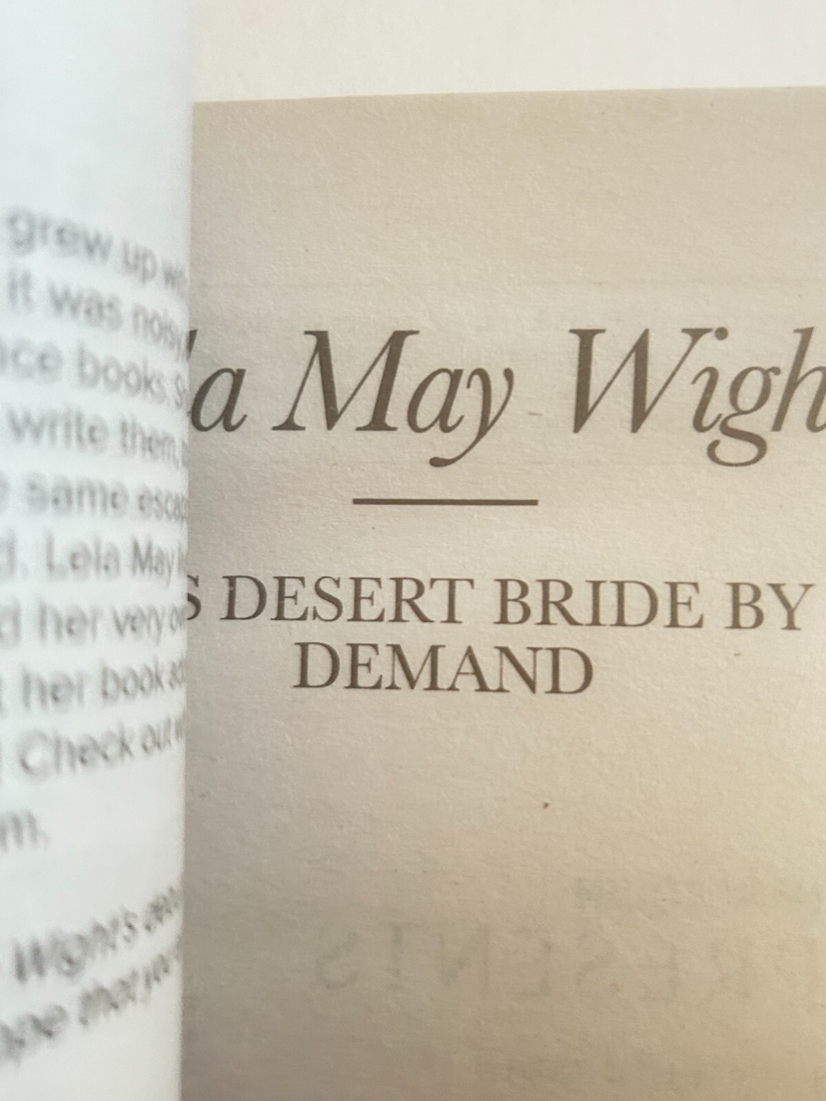 His Desert Bride by Demand by Lela May Wight (2022, Mass Market) for ...