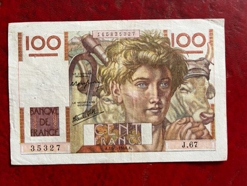 BILLET FRANCE CENT 100 FRANCS JEUNE PAYSAN FRENCH BANKNOTE | eBay
