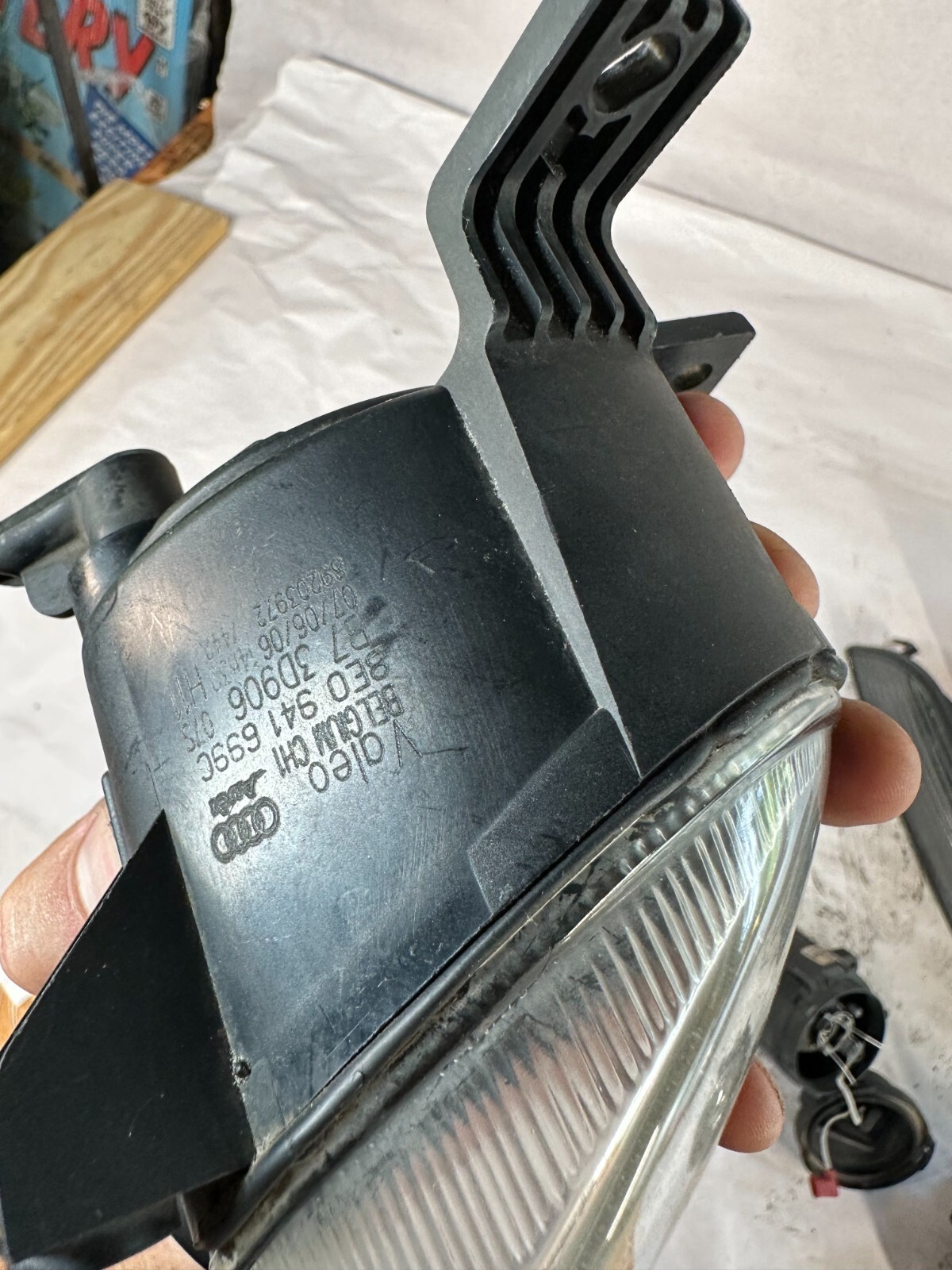 2005 2006 2007 2008 AUDI A4 B7 Left Driver Front Fog Lamp Light 8E0-941 ...