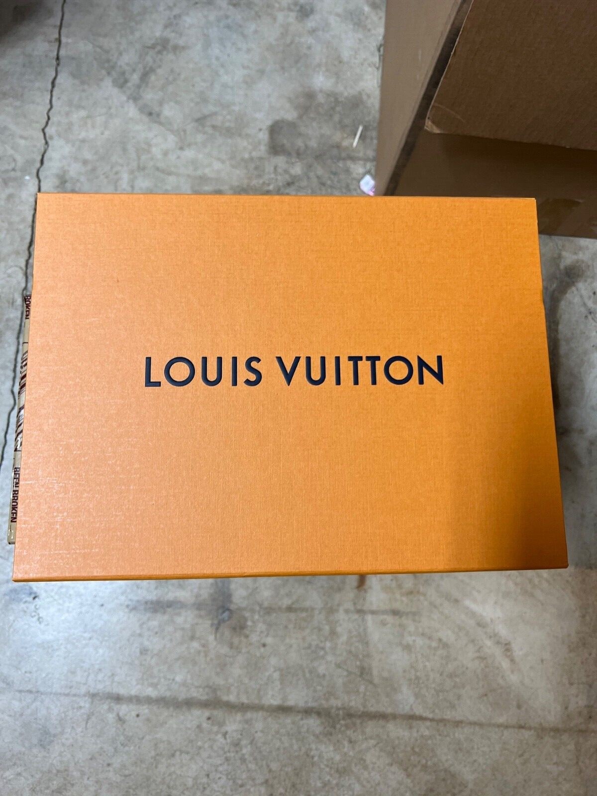 Authentic LOUIS VUITTON LV Gift Box Magnetic Large 14"x10"x5" Empty Box ...