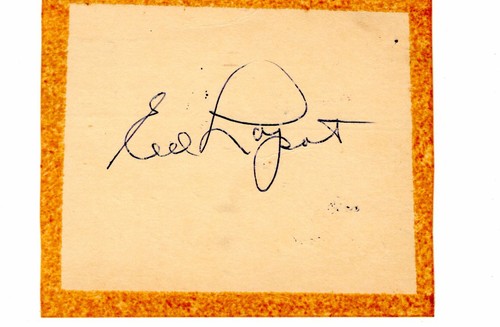 Ed Lopat Autograph Auto Signed June 1962 Died 1992 | eBay