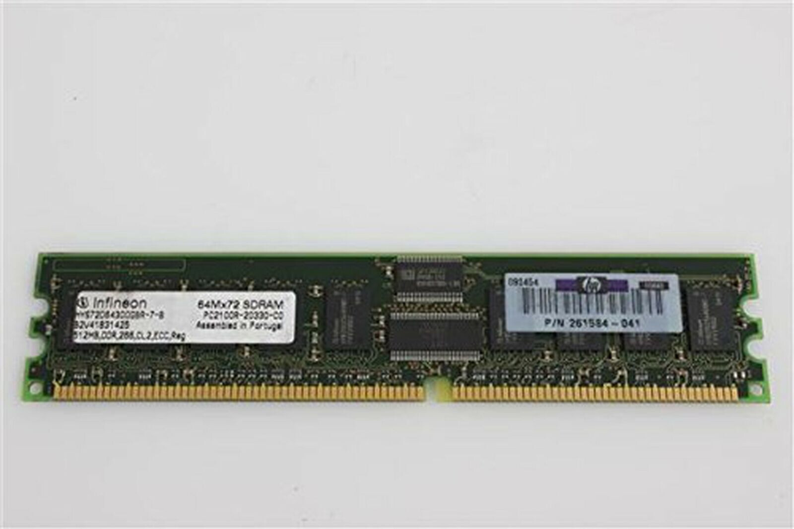 HP Compaq 512MB DDR PC2100R CL2.5 ECC server RAM MEMORY 261584-041 | eBay