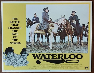 Rod Steiger as Napoleon Bonaparte WATERLOO original 1970 Lobby Card 921 ...