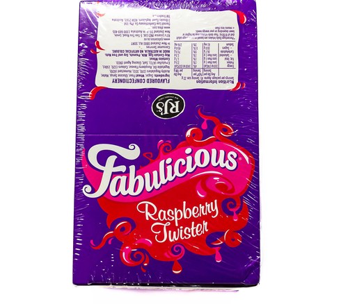 Raspberry Twister Fabulicious Lollies - 1kg Licorice Raspberry Twisters ...