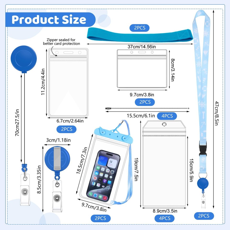 Cruise Ship Essentials 2026 Must Haves Set, 2 Pack Lanyards for Cruise ...
