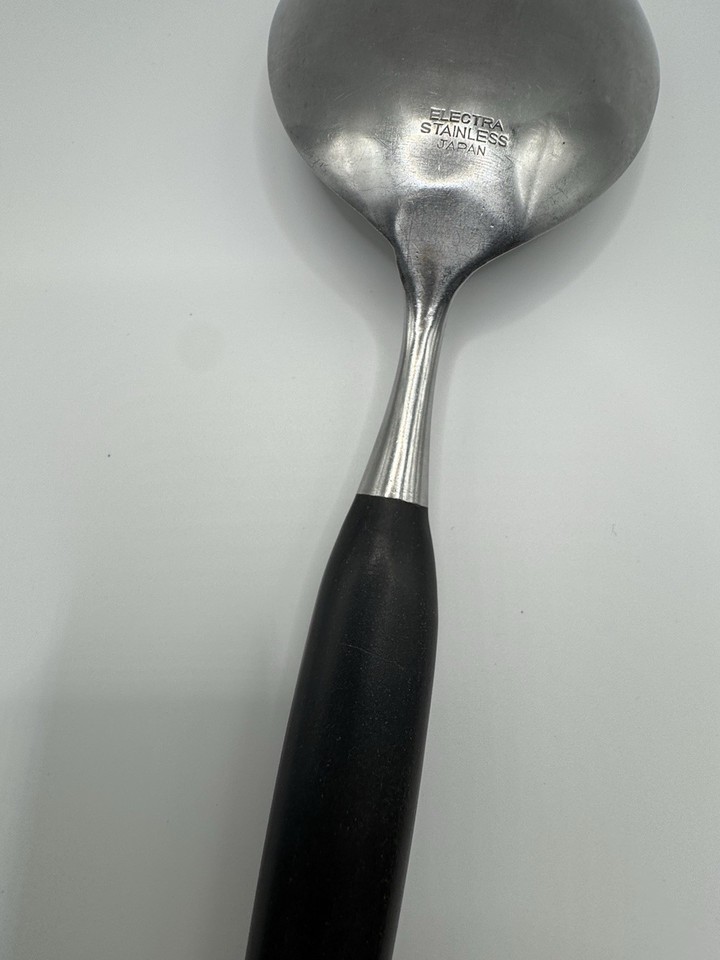 Vintage ELECTRA SERVING SPOON Set 10.8" Stainless Japan MCM Kitchen ...