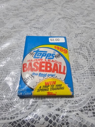 1989 Topps Baseball Sealed Pack | eBay