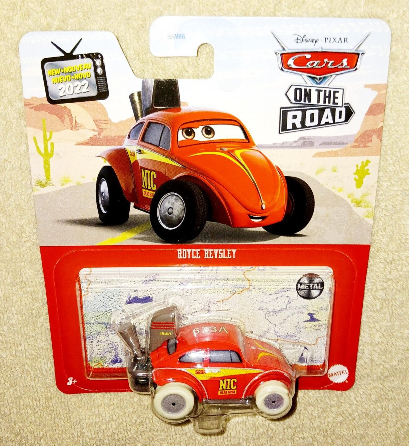2022 DISNEY PIXAR CARS ON THE ROAD SERIES - ROYCE REVSLEY - FREE SHIPPING