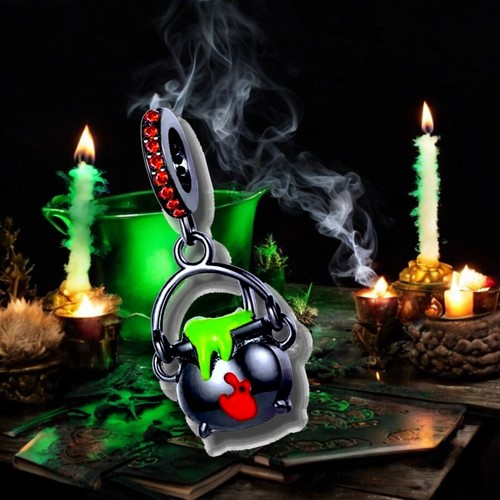 Halloween Witch Cauldron Charm 925 Sterling Silver Halloween Gothic ...