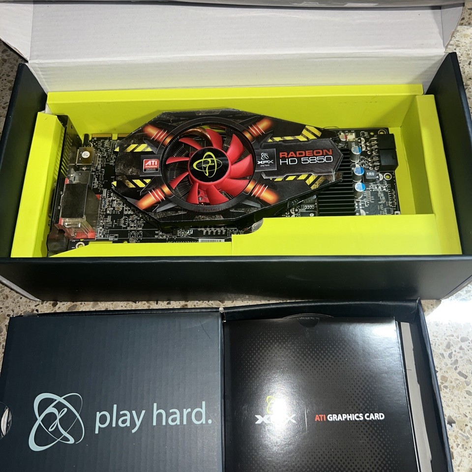 XFX ATI Radeon HD 5850 (HD-585X-ZAFC) 1GB GDDR5 SDRAM PCI Express x16 ...