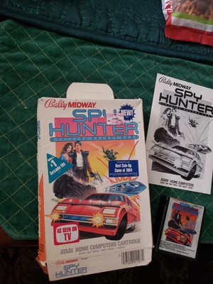 Rare Hangtab Spy Hunter Atari Home Computers 600 800 XL XE,CIB nes Hang ...