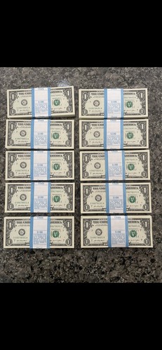 100 Consecutive Serial Number $1 Bills Uncirculated | eBay