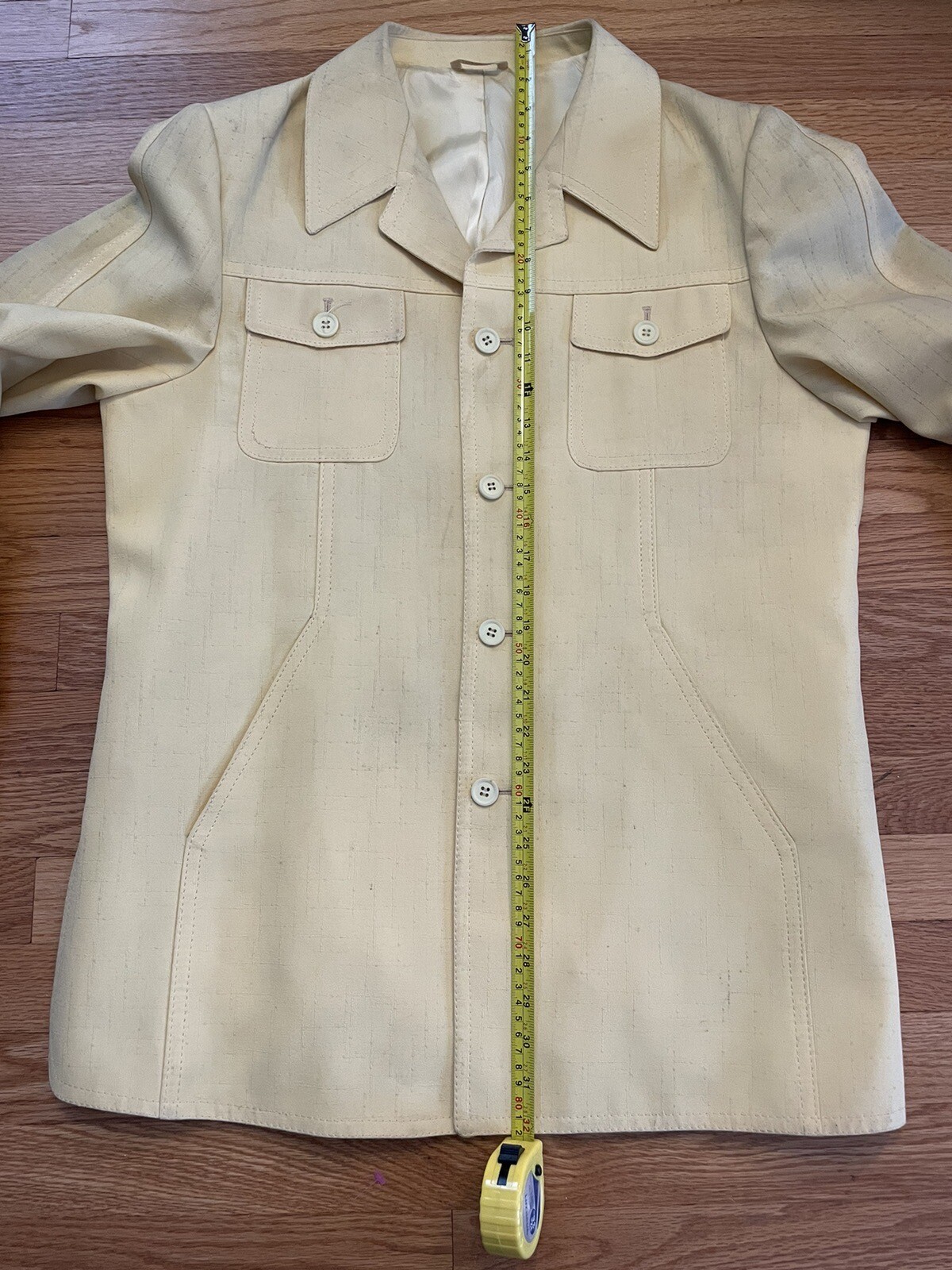 Vtg 1970's Johnnie Walker Made USA Milwaukee WI Canary Yellow 2 Piece ...